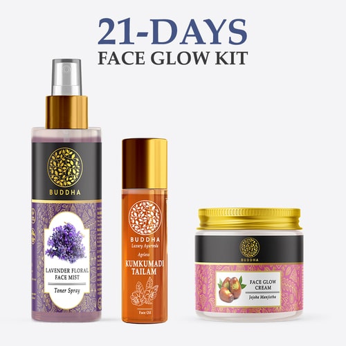 Buddha Natural 21-Day Face Glow Kit